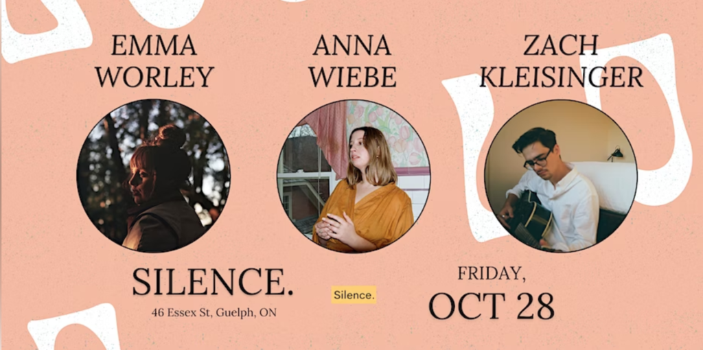 An Evening with Emma Worley, Anna Wiebe & Zach Kleisinger - Silence.